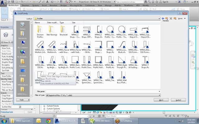 WRNS Studio BIM - Revit - Profiles - Wall Sweeps, Reveals, Slab Edges ...