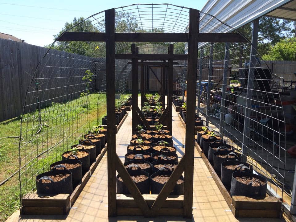 Michael Arceneaux Builds A Fantastic Rain Gutter Grow System Grow Bag ...