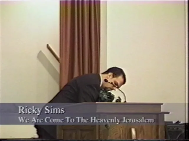 Ricky Sims - rwr11 ricky sims come to heavenly jerusalem on Vimeo