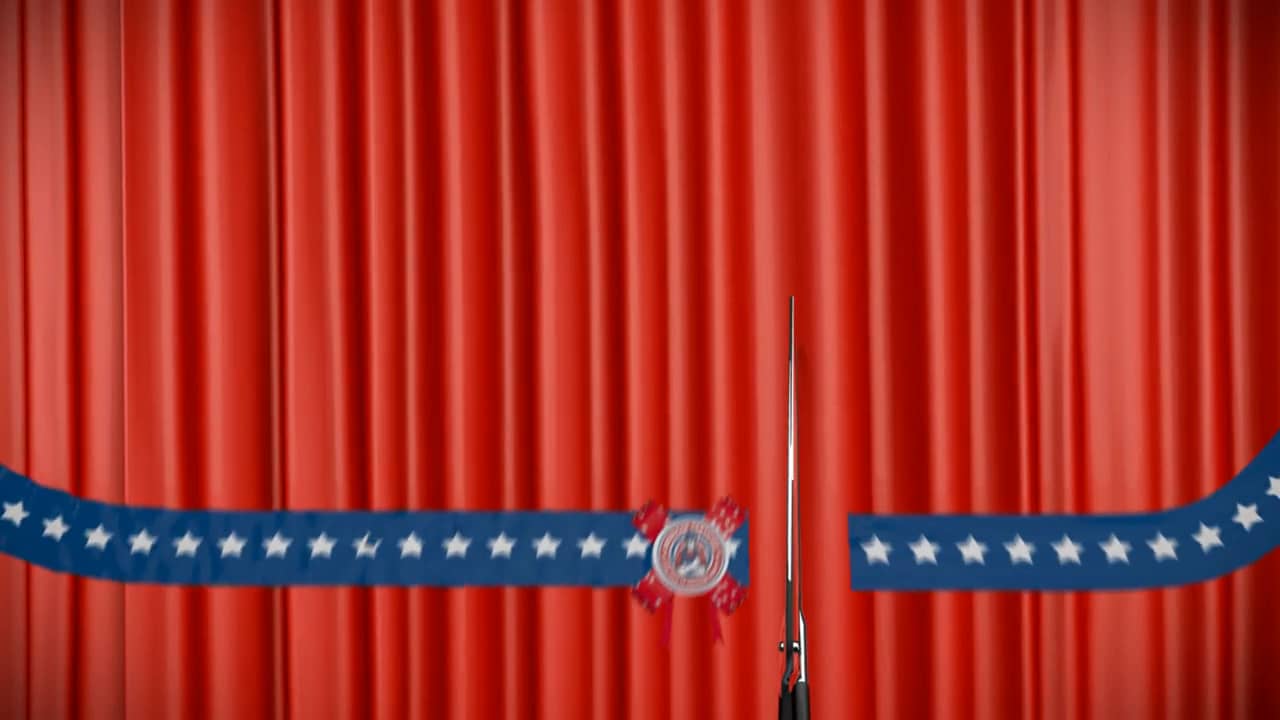 Ribbon Cut Opening Animation on Vimeo