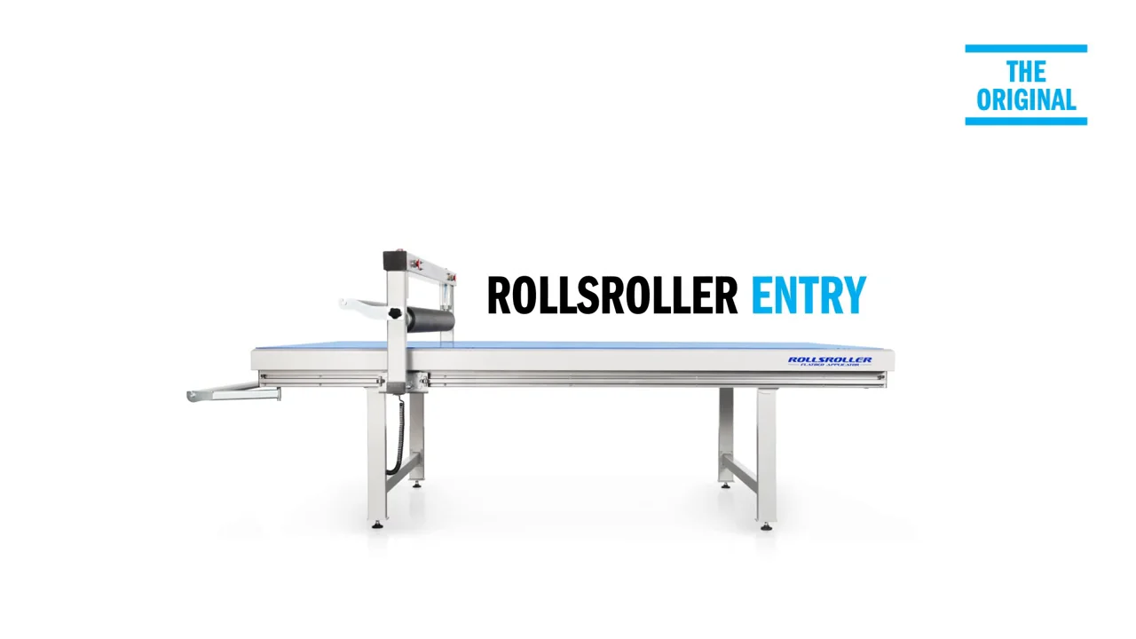ROLLSROLLER Entry - Flatbed Applicator for profitable signmaking and print finishing