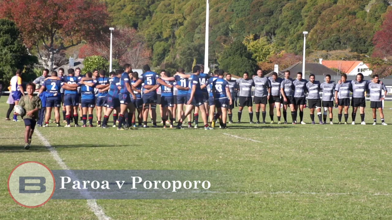 Rugby - Paroa v Poroporo on Vimeo
