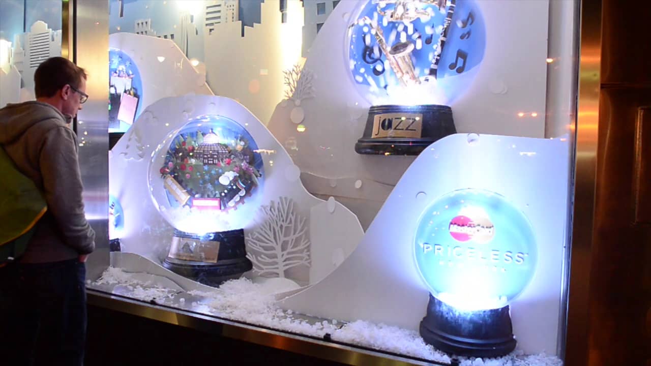 Interactive Snow Globes - Holiday Windows for the Time Warner Center ...