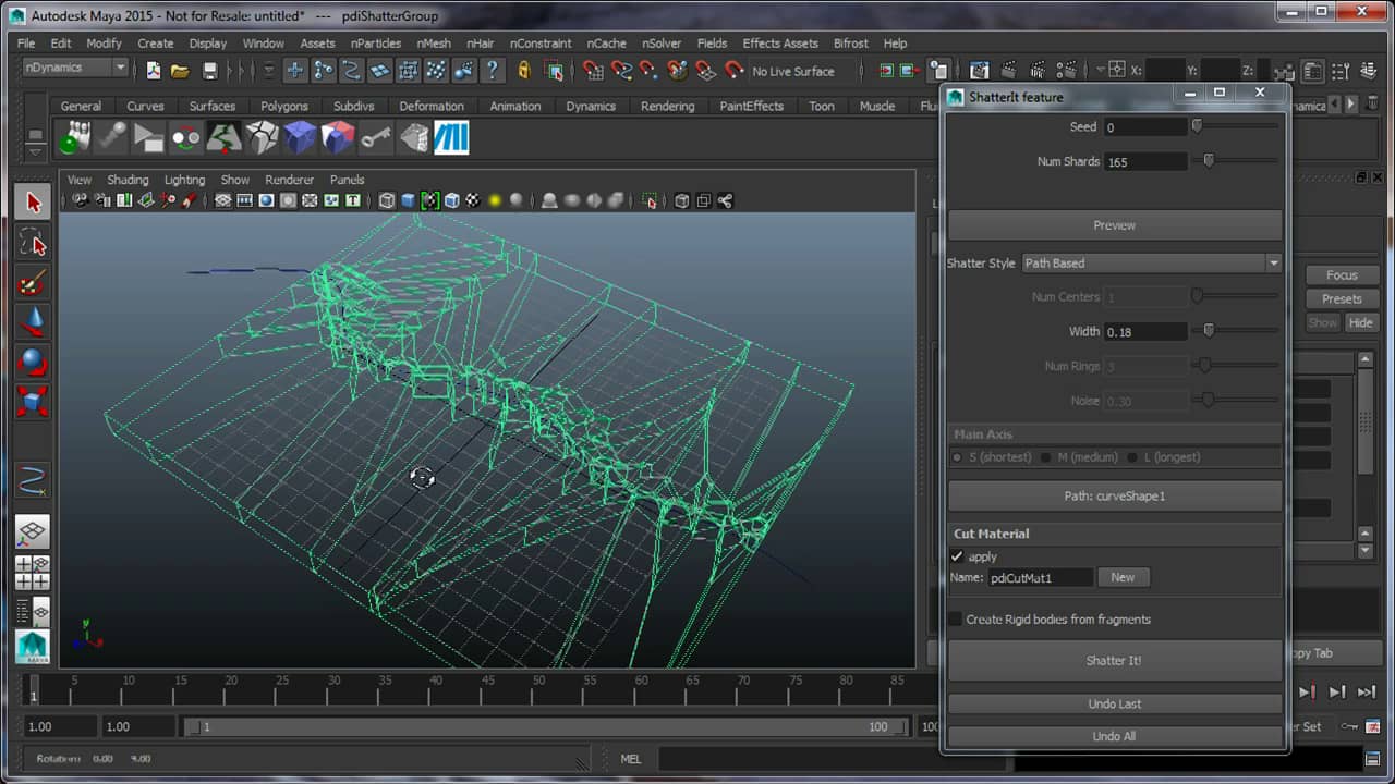 Pulldownit 3 for Maya New Features: Crackers on Vimeo