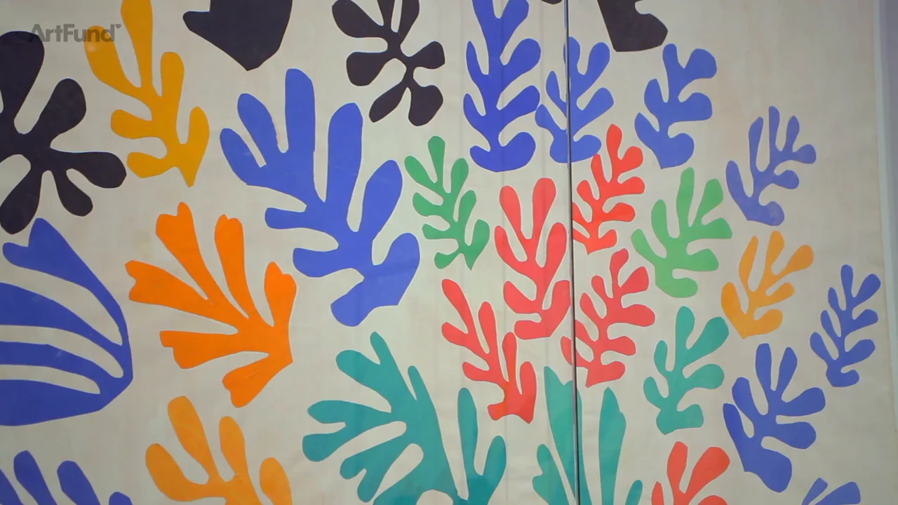 Henri Matisse Cut Outs Drawing With Scissors