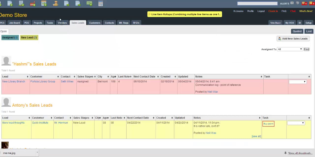 How to Create a New Sales Lead in signVOX on Vimeo