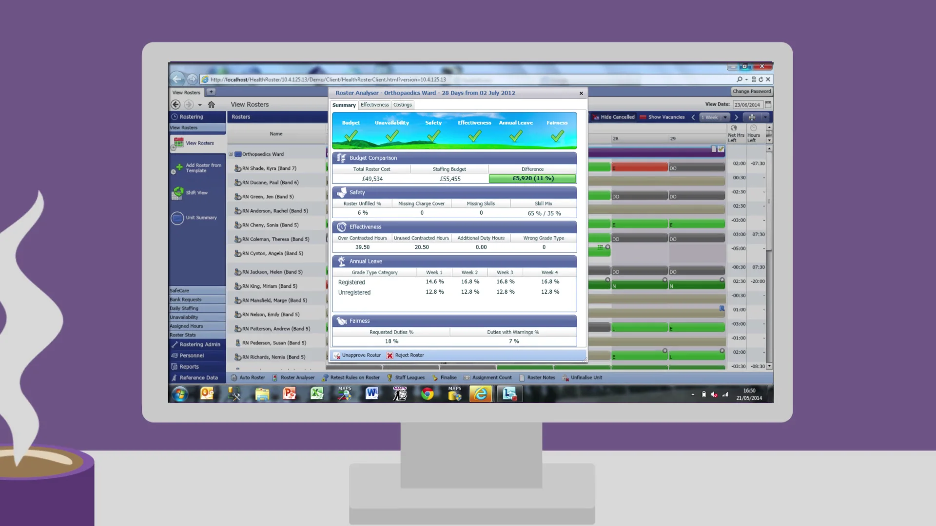Safe Staffing animation