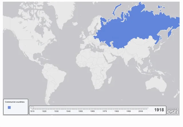 Fall Of Communism Map