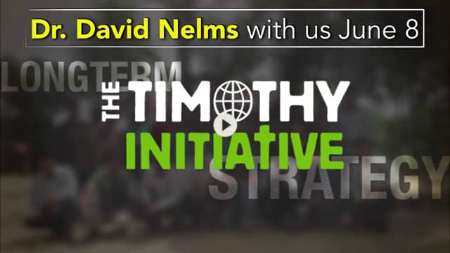 The Timothy Initiative with Dr. David Nelms on Vimeo