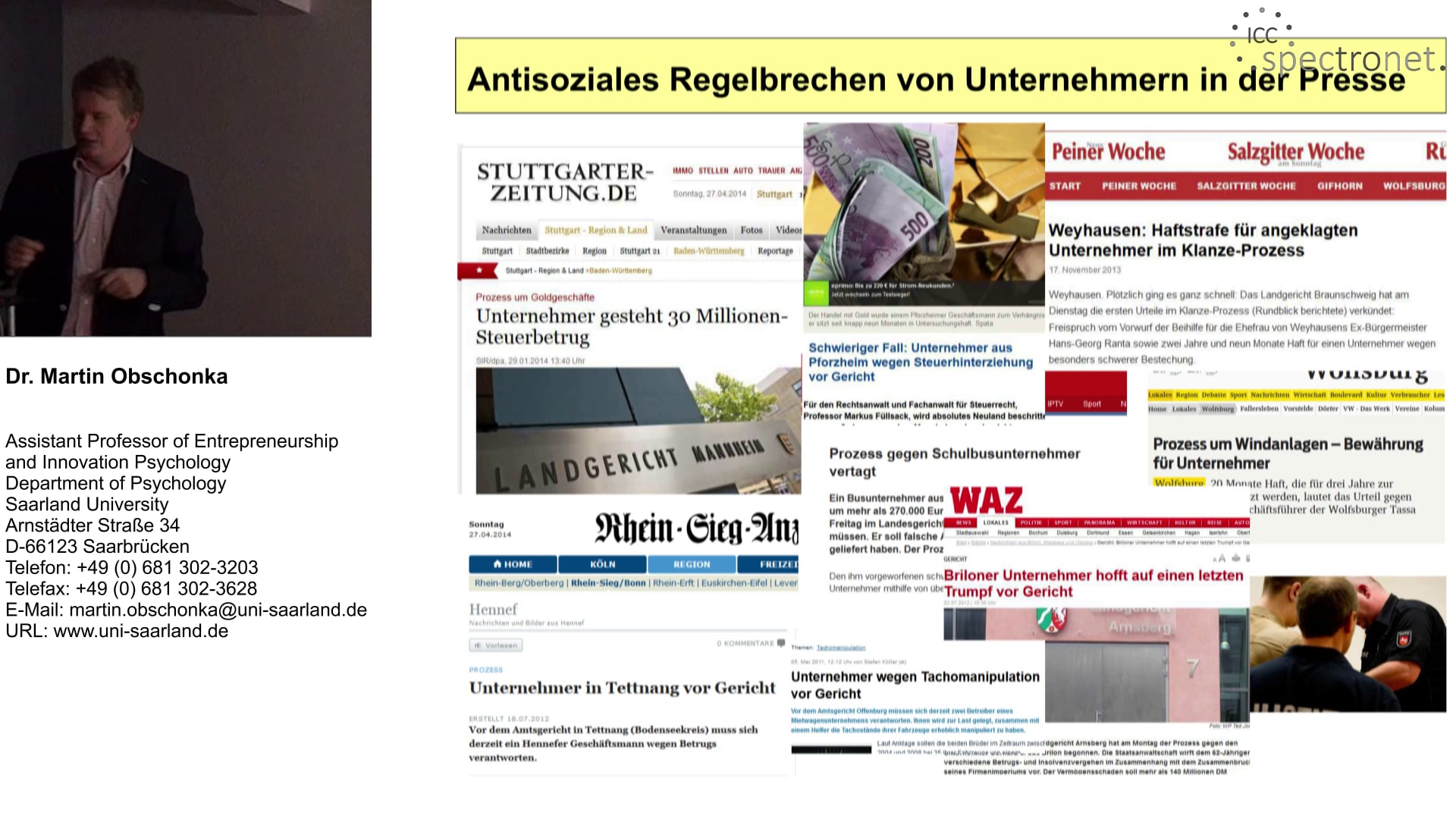 140515 01 Der Unternehmer – antisozial und innovativ? on Vimeo