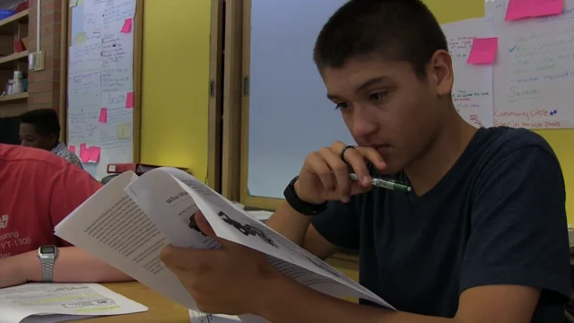 High School Writing Class