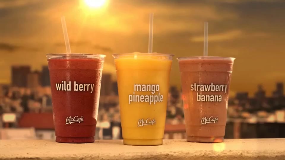McDonalds 'McCafe fruit smoothies'