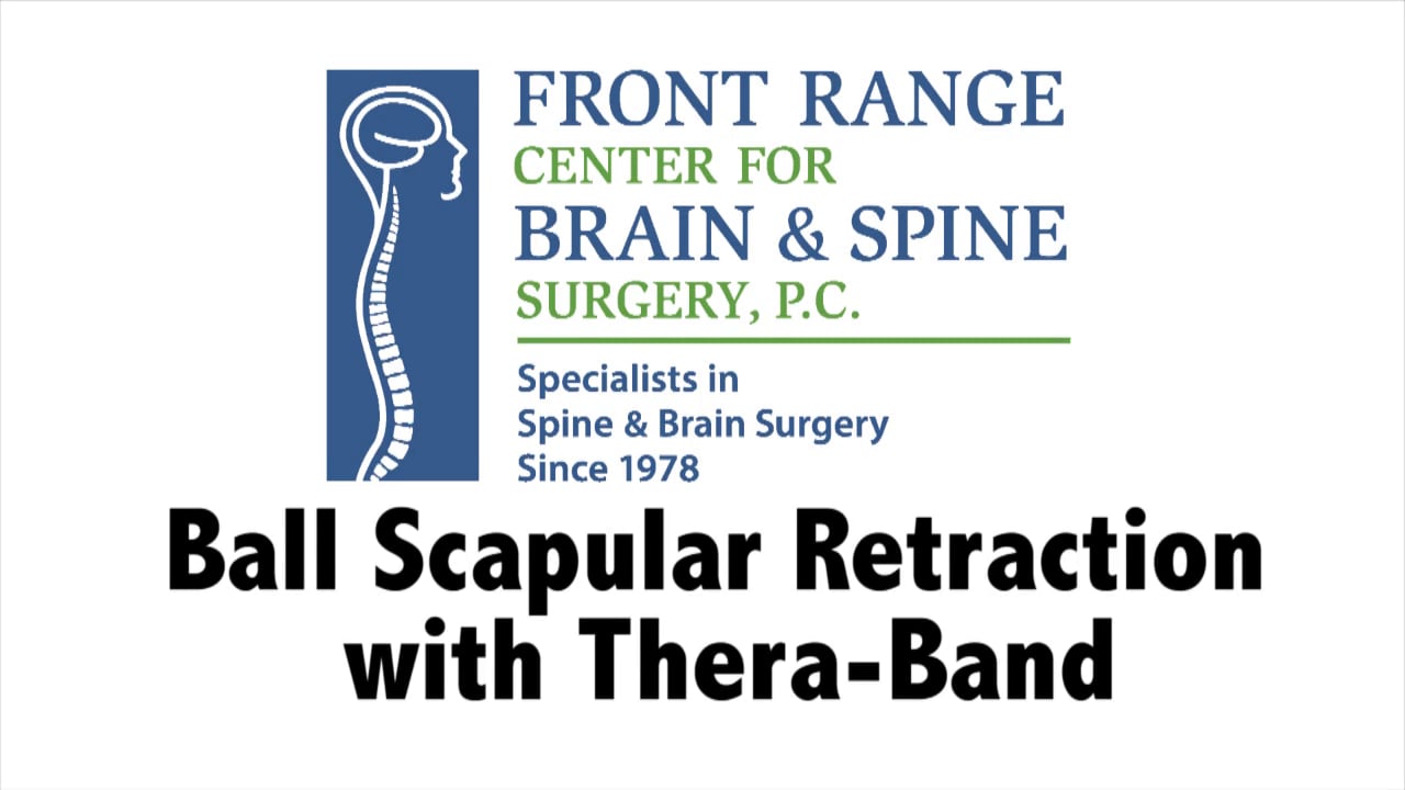 Ball Scapular Retraction with Thera-Band on Vimeo