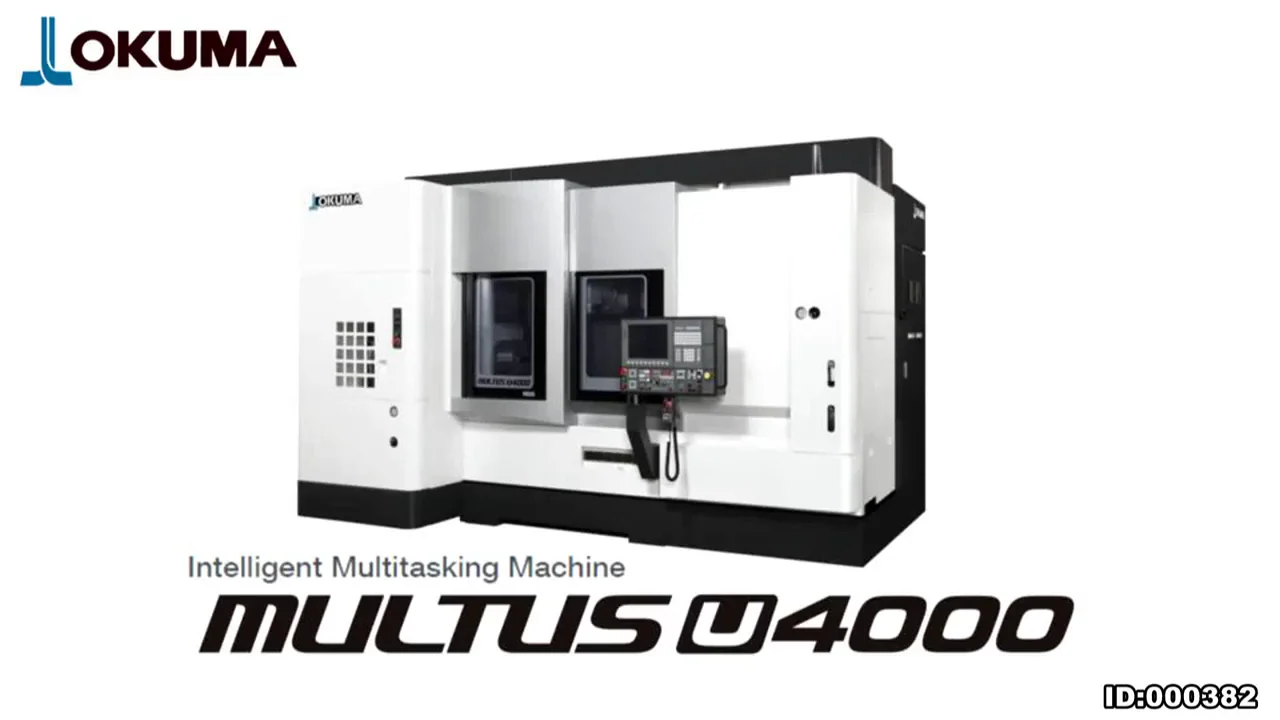 OKUMA Intelligent Multitasking machine MULTUS U4000 on Vimeo