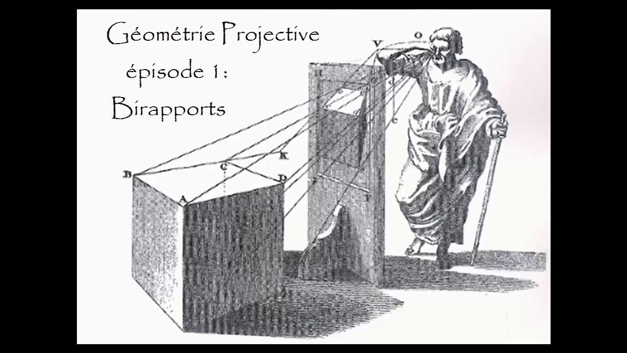 Initiation à la Géométrie Projective, épisode 1: liens entre trois ...