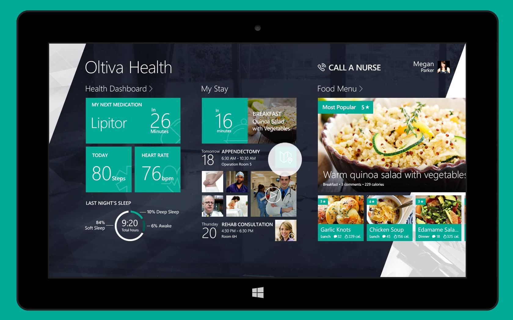 Oltiva Health WIndows 8 App on Vimeo