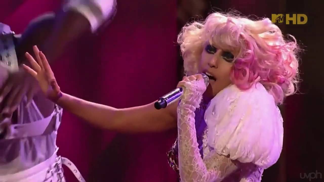Lady Gaga - 2009 VMA Performance on Vimeo