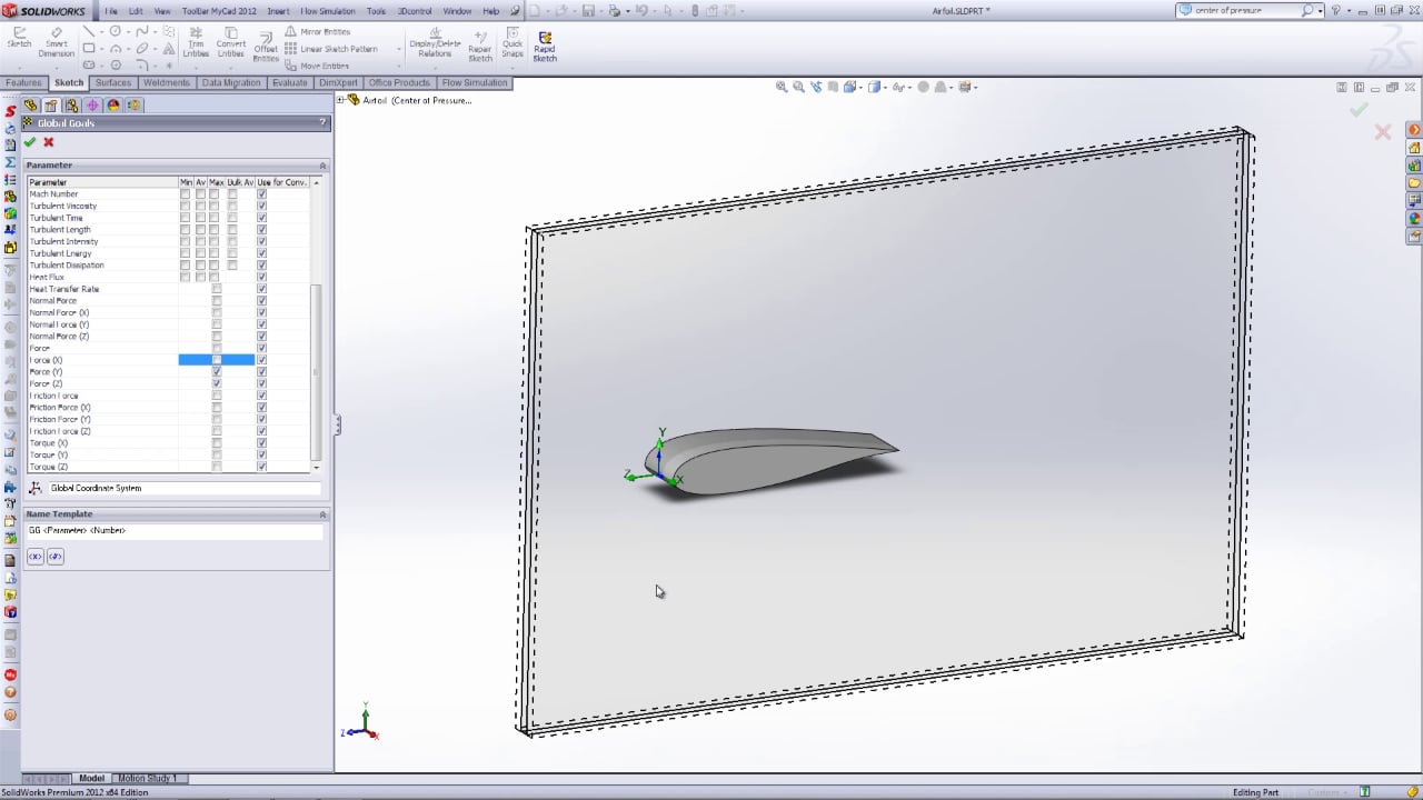 SolidWorks - Calculate the Center of Pressure on Airfoil Shape on Vimeo