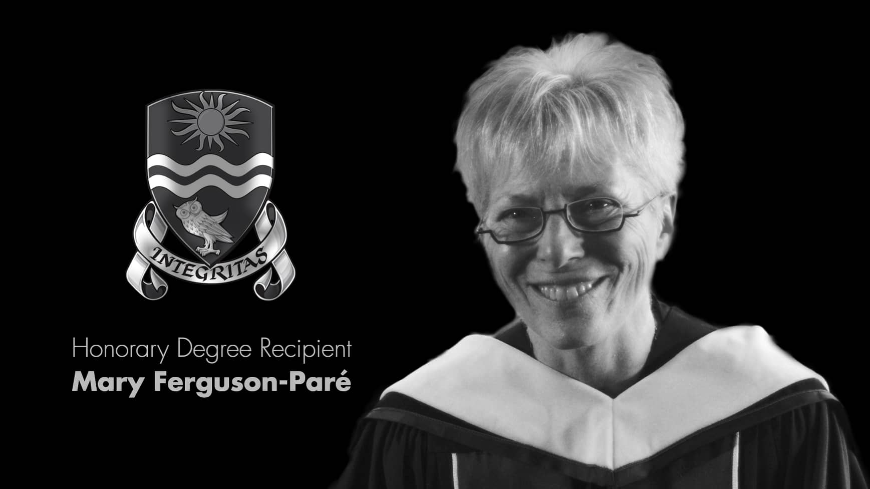 Honorary Degree Recipient Dr. Mary Ferguson-Paré on Vimeo