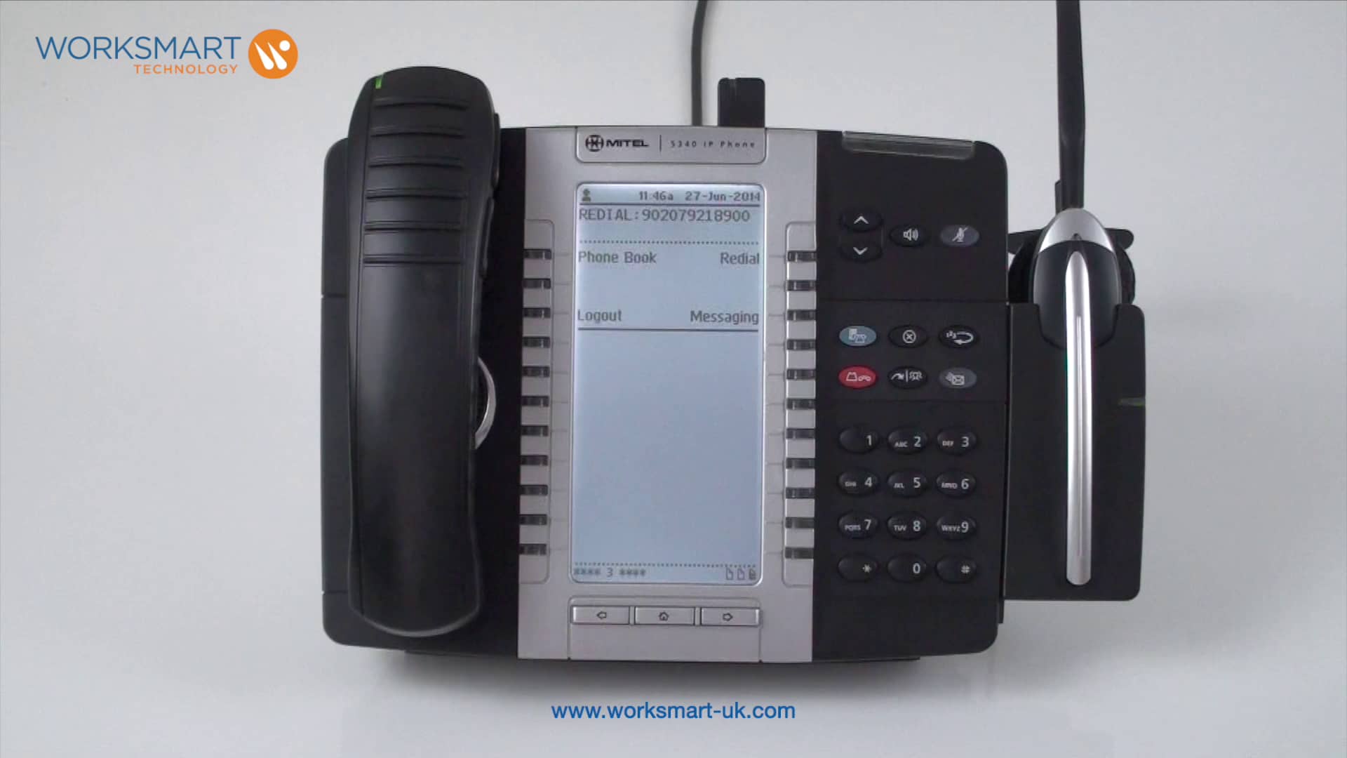 Setting Up Voicemail on a Mitel MiVoice 5340 on Vimeo