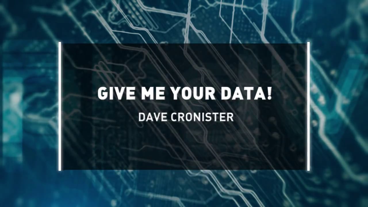 Give Me Your Data! on Vimeo
