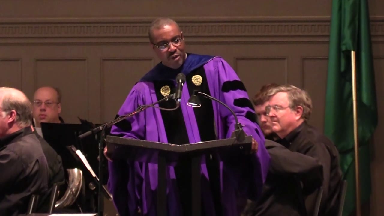Commencement 2014: Benediction by J. Derek McNeil on Vimeo