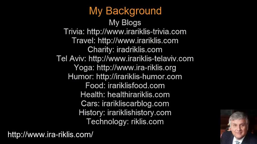 IRA RIKLIS | Background of Ira Riklis on Vimeo
