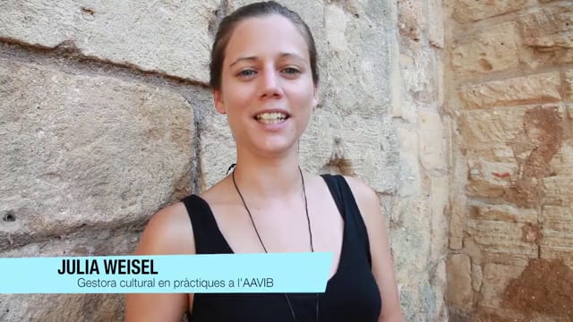 Julia Weisel, gestora cultural en pràctiques a l'AAVIB on Vimeo