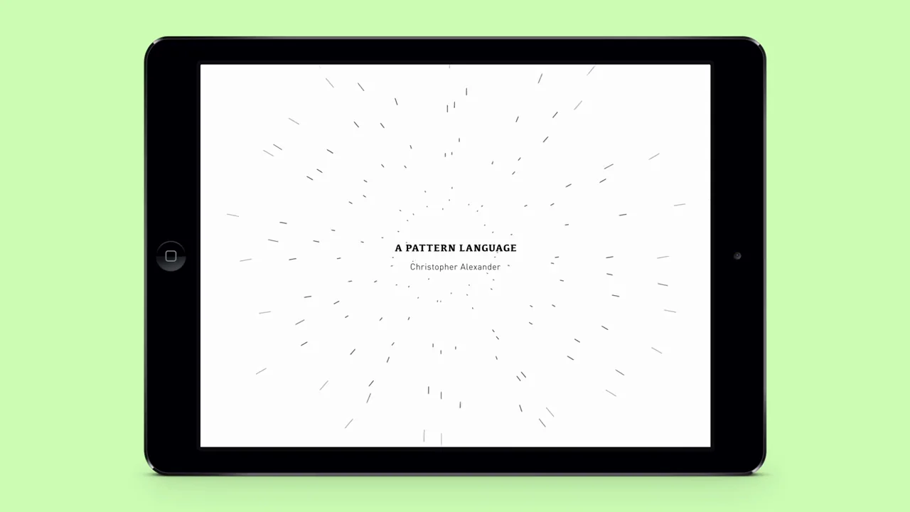 A Pattern Language | Digital Book on Vimeo