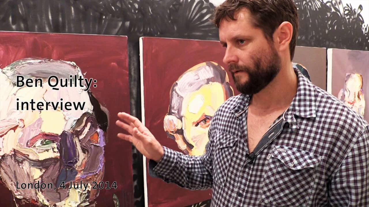 Ben Quilty: interview. Saatchi Gallery, London, 4 July 2014 on Vimeo