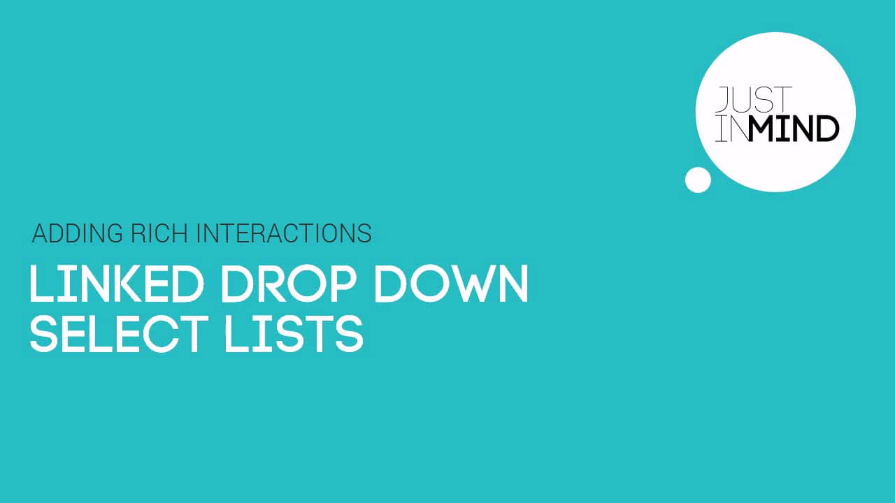 How to create linked drop down select lists in your mobile wireframes on Vimeo