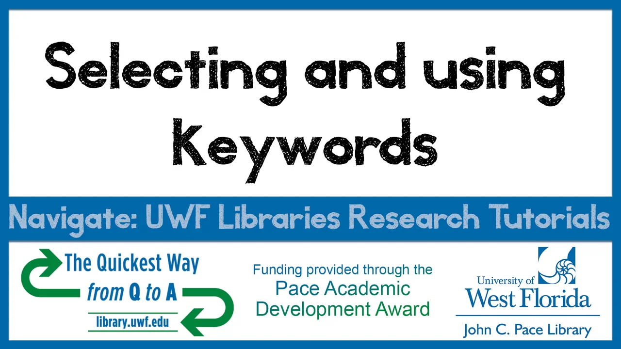 04 - selecting and using keywords