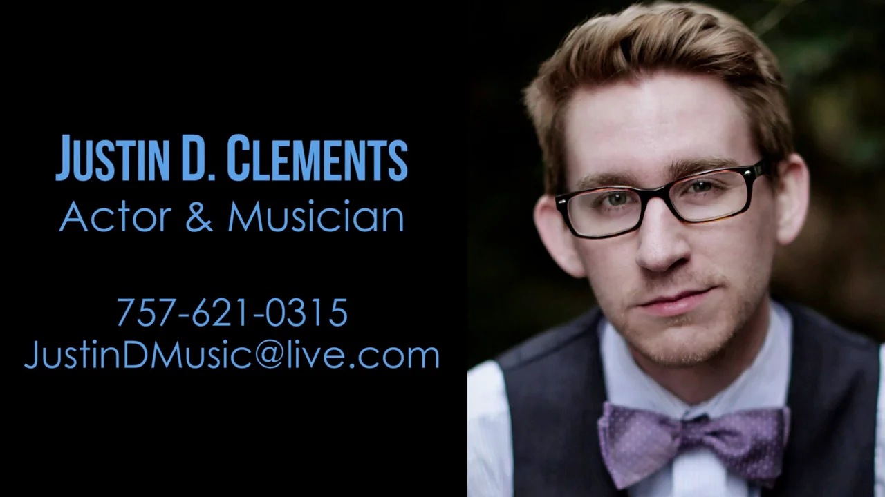 Justin D. Clements Actor & Musician Reel on Vimeo