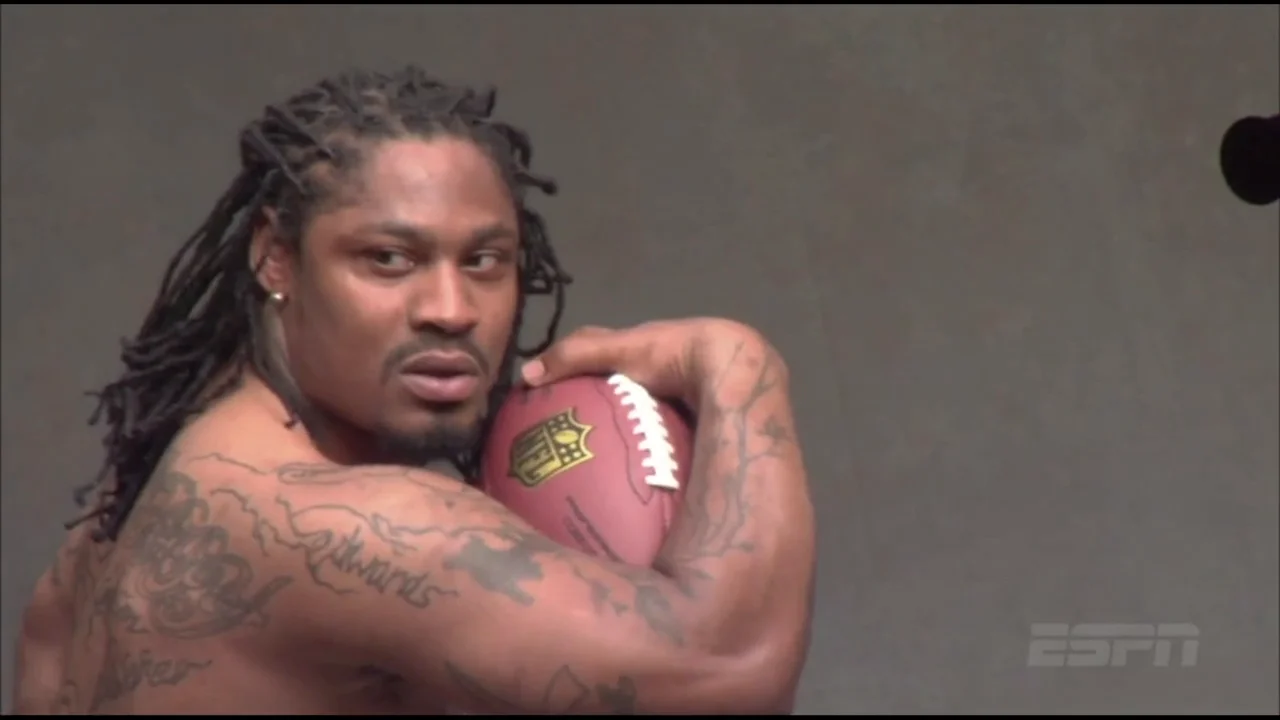BTS re-cut for Marshawn Lynch ESPN Body Issue 2014