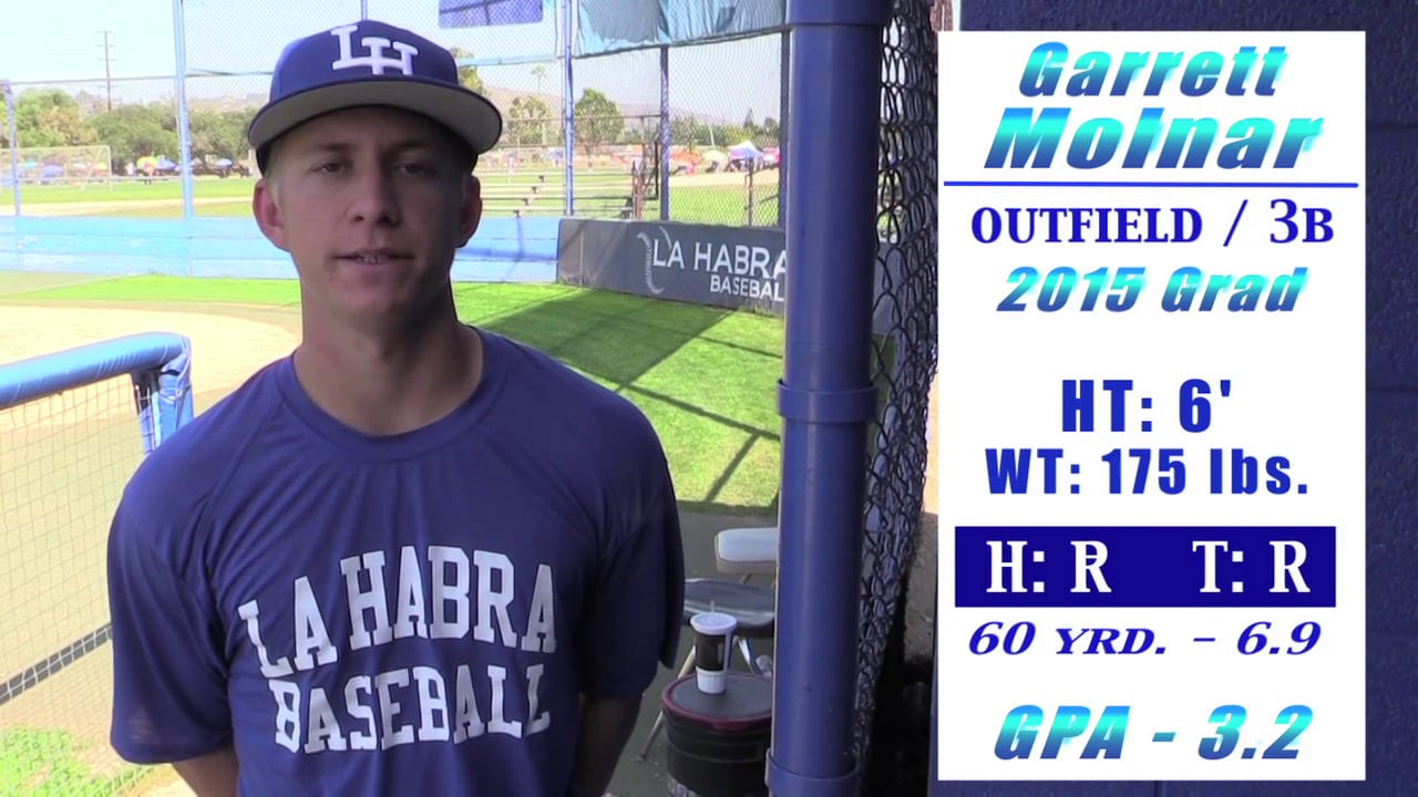 Garrett Molnar Baseball Recruiting Video on Vimeo