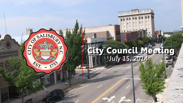 7/15/2014 Salisbury (NC) City Council Meeting on Vimeo
