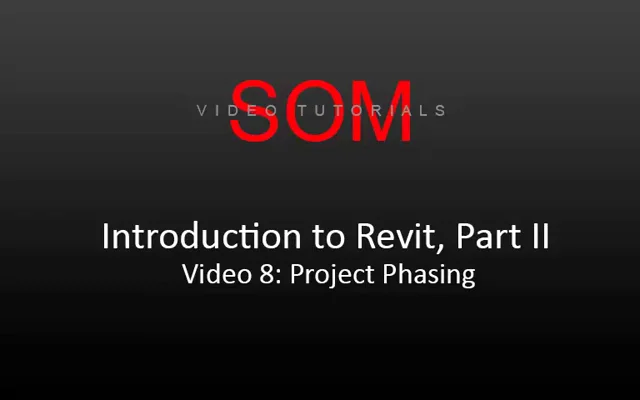 Revit - Introduction to Revit, Part 2: Project Phasing on Vimeo