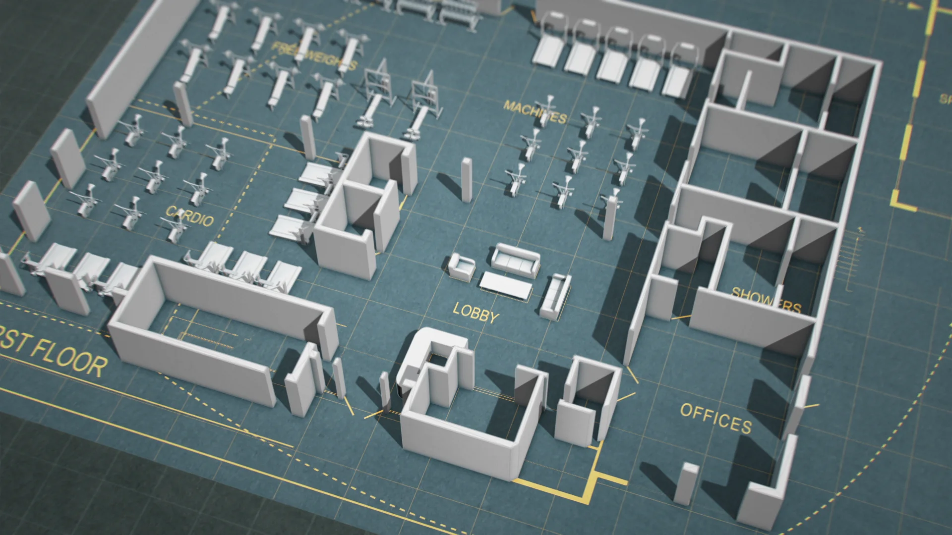 STYLIZED 3D ANIMATION - Gym Rescue Blueprint 1 on Vimeo