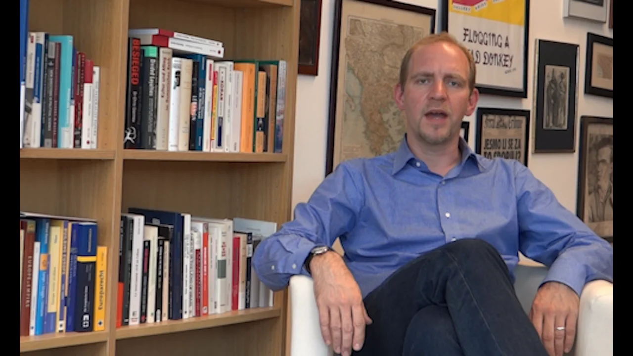 Florian Bieber discusses his article on Vimeo