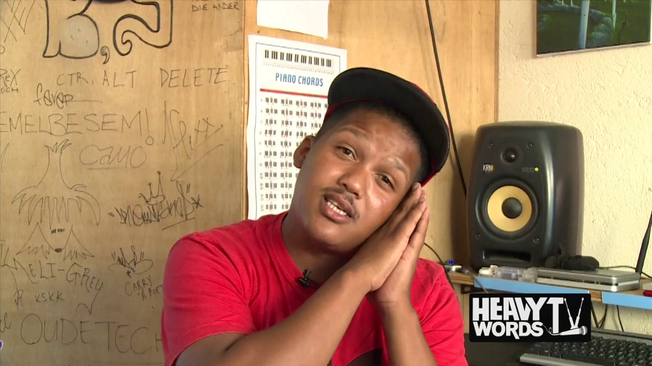 Afrikaans rapper Cream spits 16 bars for Heavy Words TV on Vimeo
