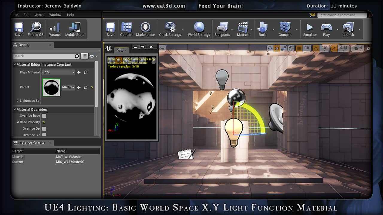 UE4 Lighting: Light Function Material on Vimeo