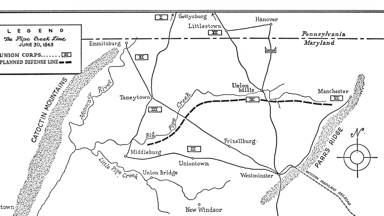 Meade's Pipe Creek Line