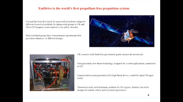 EmDrive - Electro Magnetic Drive - A New Concept In Propulsion on Vimeo