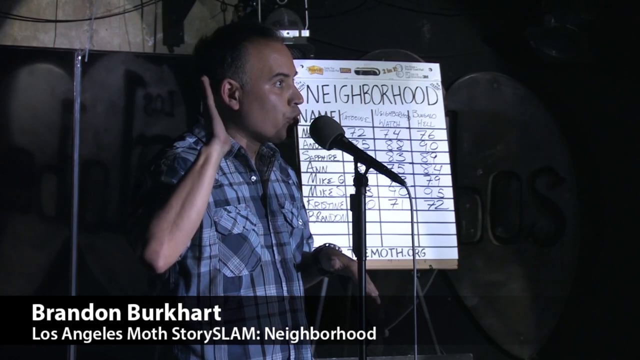 Brandon Burkhart @ Moth StorySLAM 5/20/14 - Theme: "Neighborhood" on Vimeo