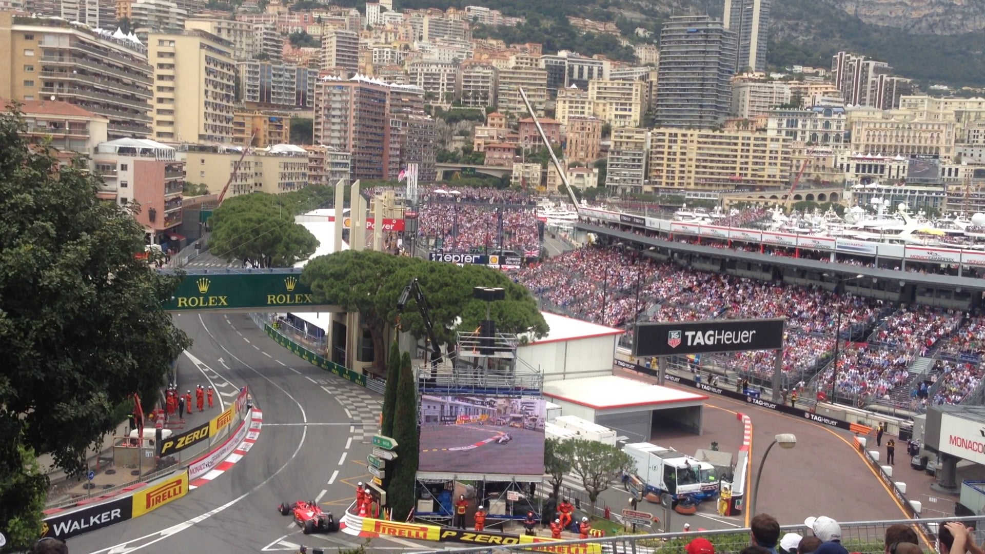 Short clip of the Monaco Grand Prix from the rocher seating area. on Vimeo