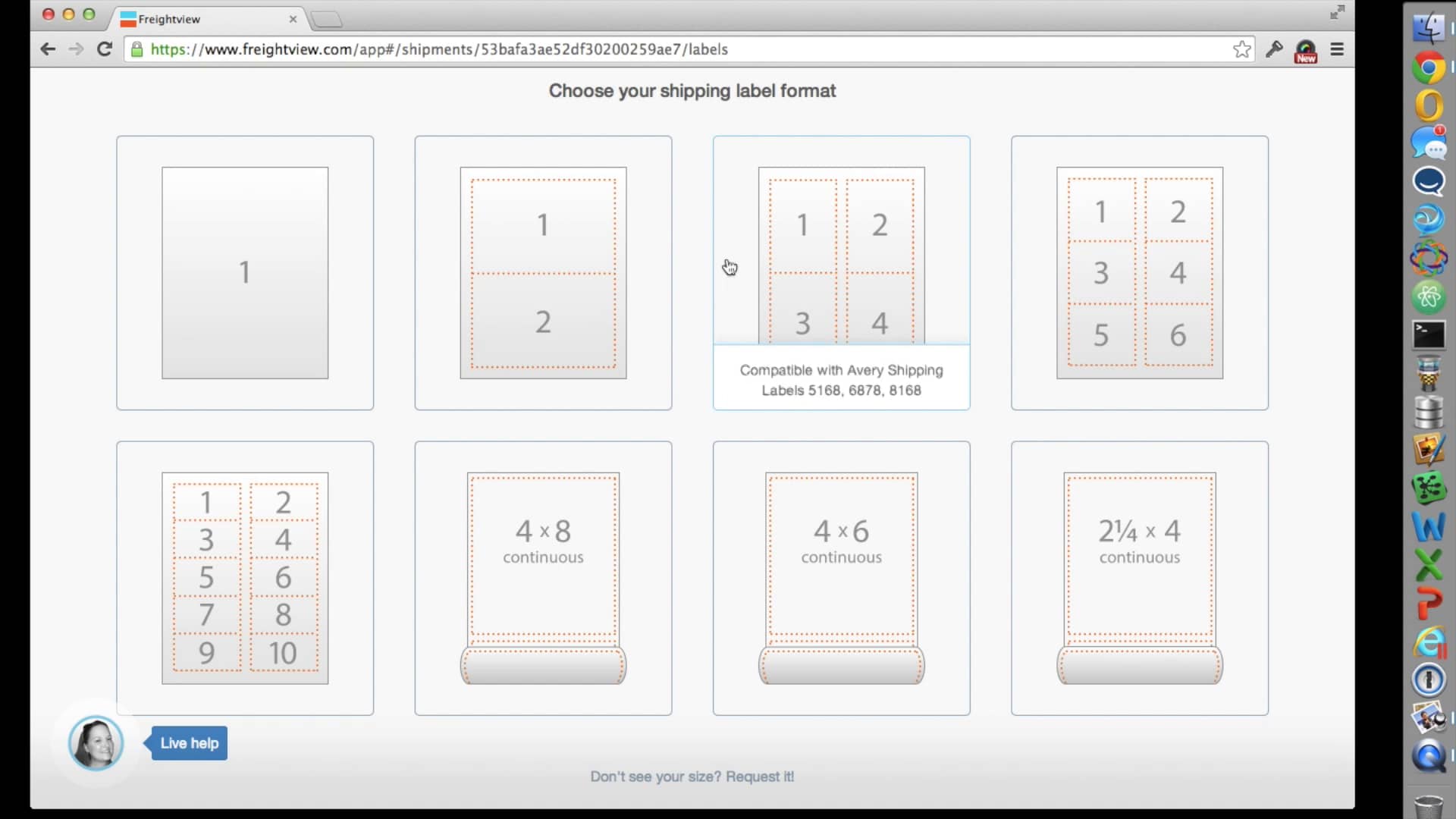 Freightview shipping labels on Vimeo