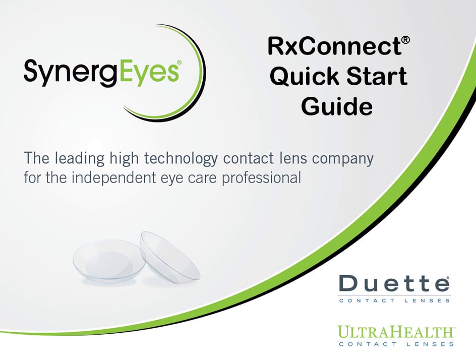 RXCONNECT QUICK START GUIDE - RxConnect Quick Start Guide Video v.08.01 ...