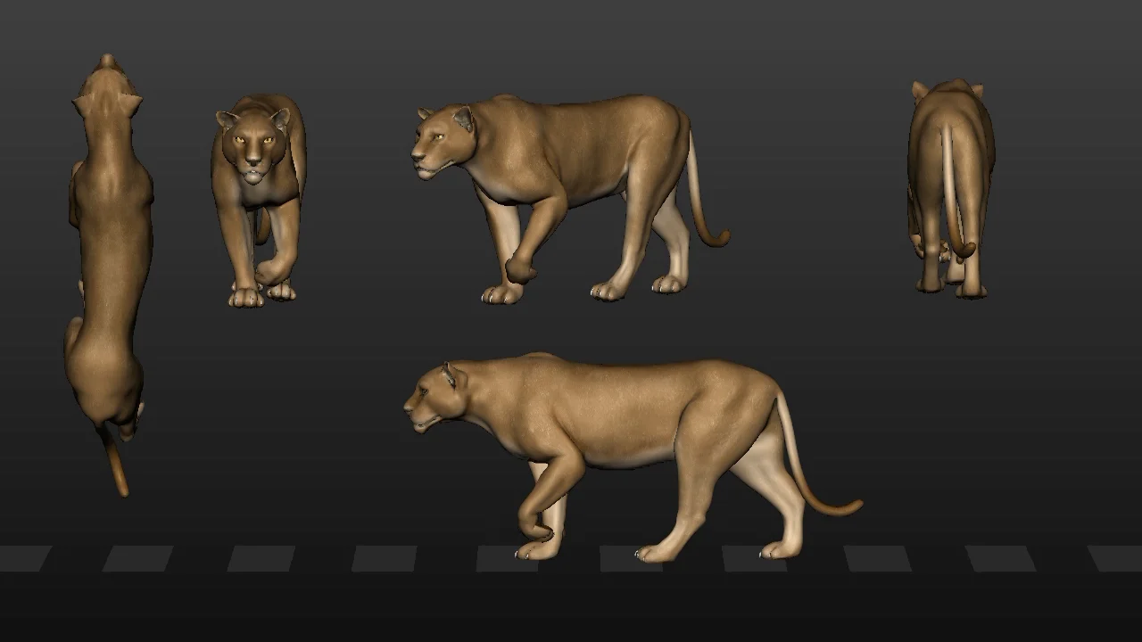 Creature ws 1 - walk cycle