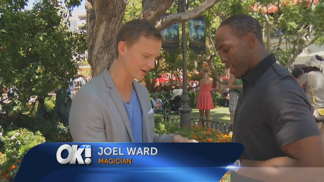JOEL WARD VIDEOS - OK! TV with NFL host Ron Pitts and magician Joel ...