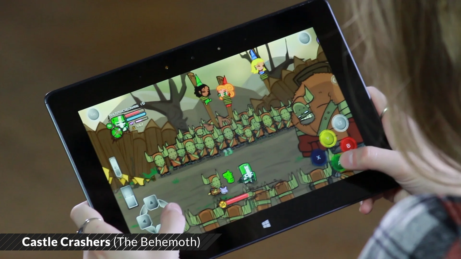 Playing Castle Crashers with GestureWorks Gameplay Virtual Controller ...